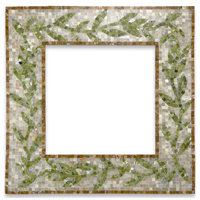 Marble Mosaic Border Listello Tile Emerald Onyx 4.7x13.4 Polished, 1 ...