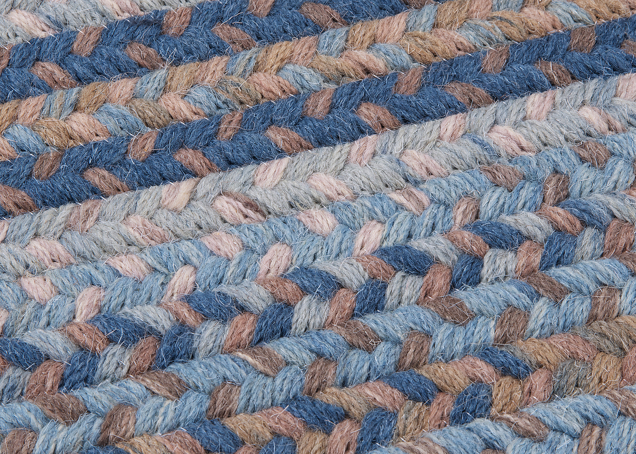 Gloucester Variegated/Multi Indoor Rug Rustic Farmhouse Wool GL48, 5'x7 ...