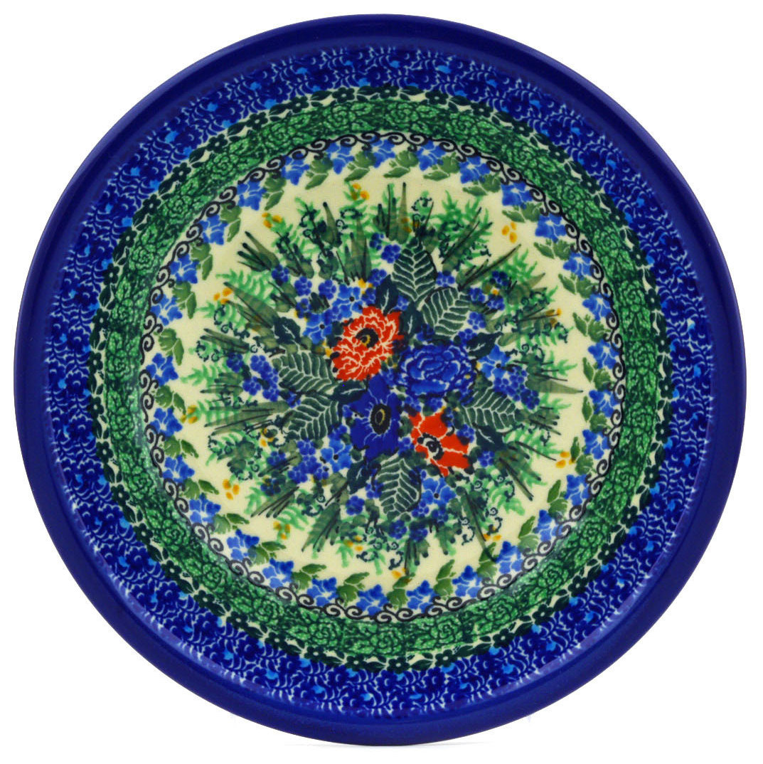 Polmedia Polish Pottery 8" Stoneware Pasta Bowl - Traditional - Serving ...