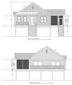 HELP! Custom Home Floor Plan + Elevation Advice on Coastal House ...