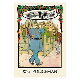 The Policeman, 20" x 30" - Traditional - Prints And Posters - by ...