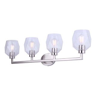 Canarm Lenci 4 Light Vanity Lighting, Matte Brushed Nickel ...