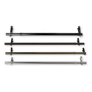 13/16" Curtain Rod, 120-170" - Transitional - Curtain Rods - by Rod ...