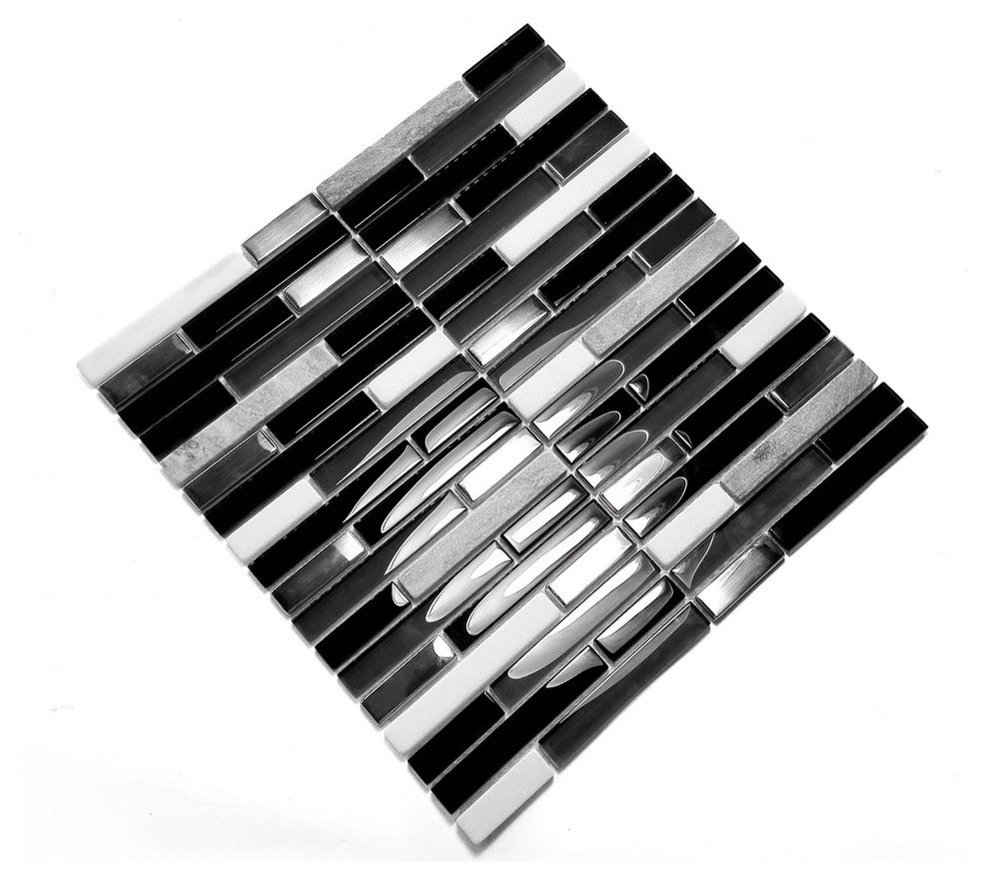 Piano Keyboard - 3-Dimensional Mosaic Decorative Wall Tile ...