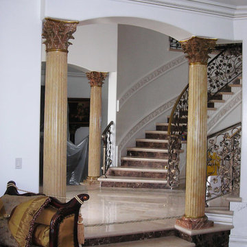Faux Marble Columns - Photos & Ideas | Houzz