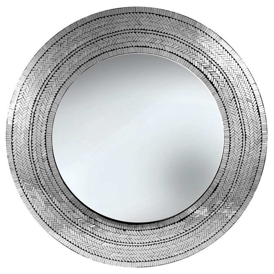 Kenroy Home Mirren Wall Mirror, Glass Chevron Mosaic - 61009 ...