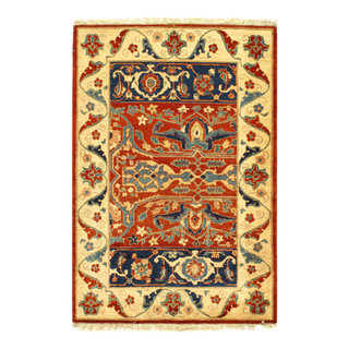 Rust Persian Bidjar Design 3'x5' - Mediterranean - Area Rugs - by ...