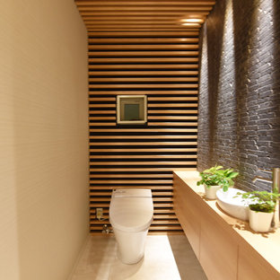 75 BEST Mid-Century Modern Powder Room Pictures & Ideas | Houzz