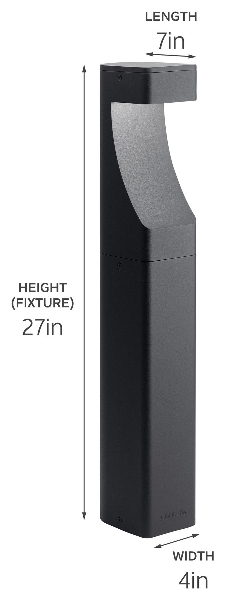 Textured Bollard - Modern - Path Lights - by Buildcom | Houzz