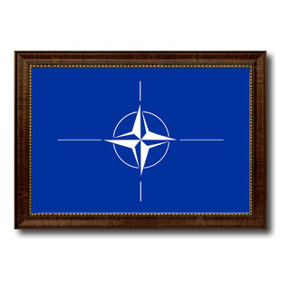 Nato Country Flag Canvas Print, 15"x21", 15"x21" - Traditional - Prints ...