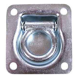 Uriah Products® UH302788 Bolt-On Square Design Recessed Rope Ring, 400 ...