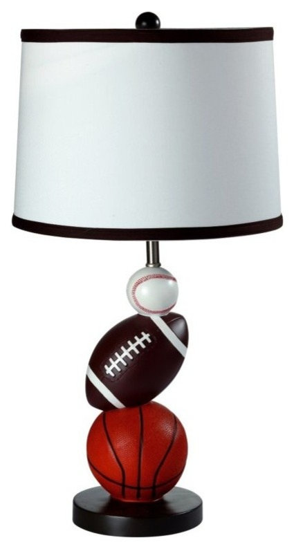Multi Sport Table Lamp - Contemporary - Kids Lamps - by Homesquare | Houzz