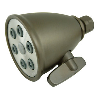 Victorian 3-3/4" Octagon Shower Head - Transitional - Showerheads And ...