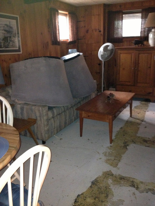 Chalet basement flooring