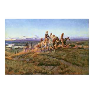"Men of the Open Range" Paper Art, 32"x22" - Southwestern - Prints And ...