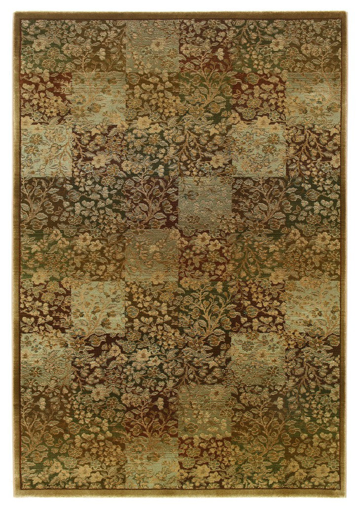 Oriental Weavers Sphinx Generations Casual Green Rug, 6'0" x 6'0 ...