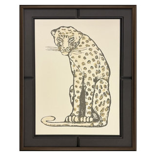 Golden Cheetah Artwork - Traditional - Mixed Media Art - by Paragon ...