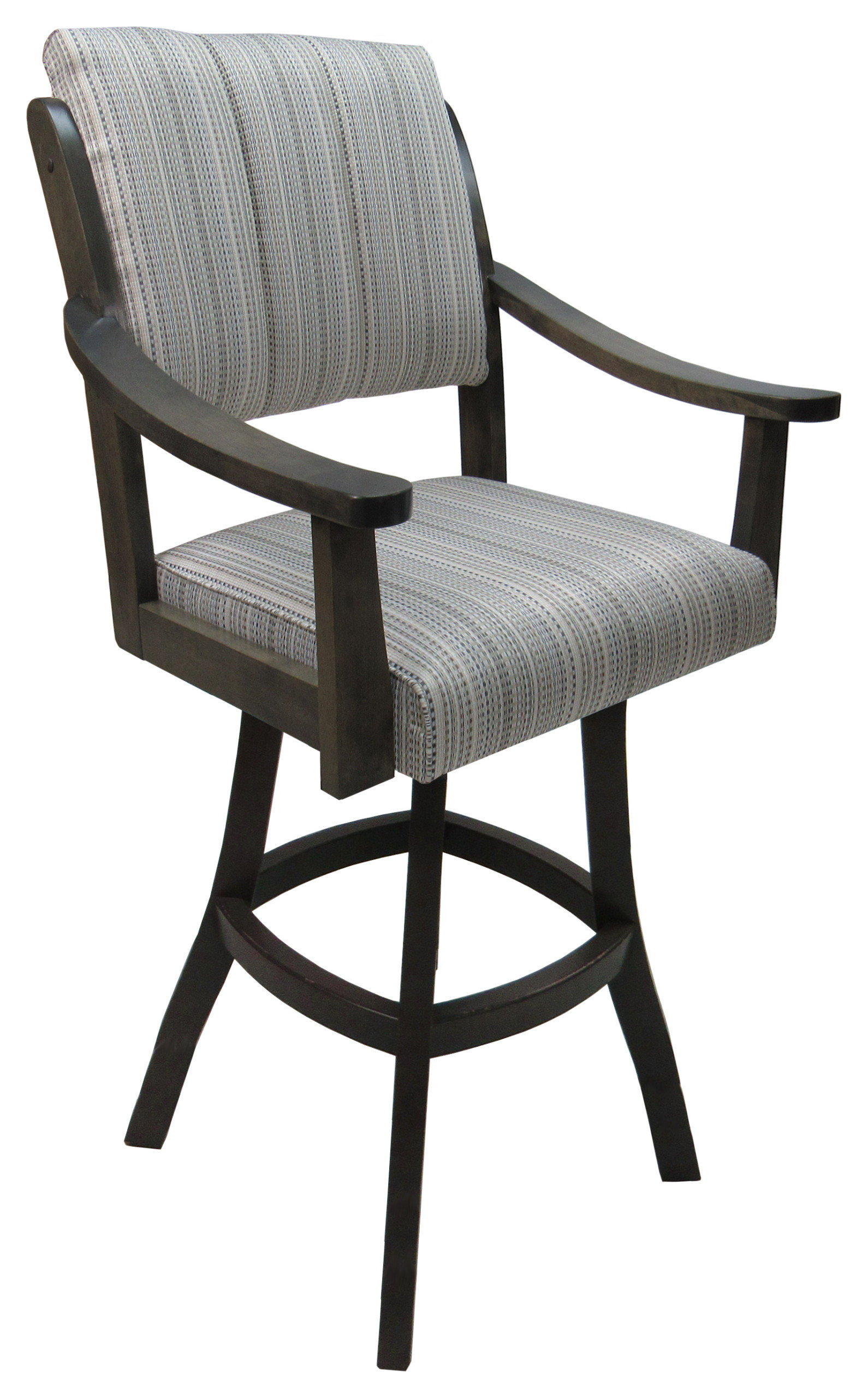 Swivel Counter Wood Bar Stool Casa on S-Base, 30" - Transitional - Bar ...