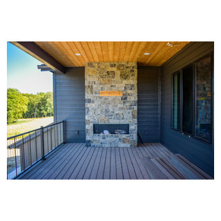 Modern Black Horse Ashlar Home - Traditional - Exterior - Omaha - by ...