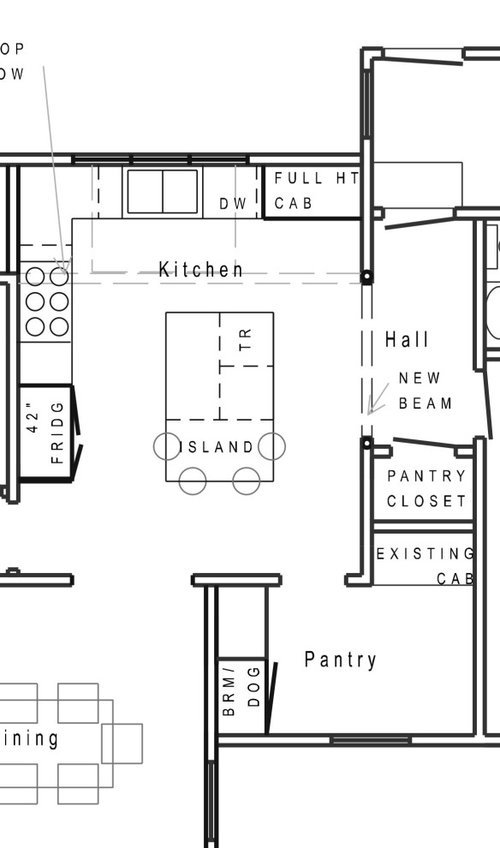 Kitchen layout help