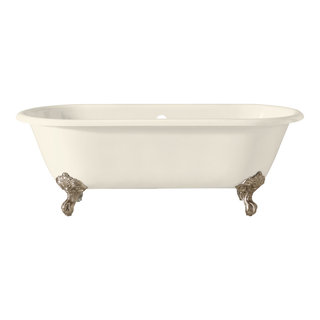Cheviot Products Regal Cast Iron Bathtub With Continuous Rolled Rim ...