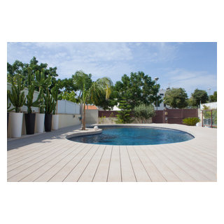 Proyecto exterior | Tarima ecológica - Mediterranean - Swimming Pool ...