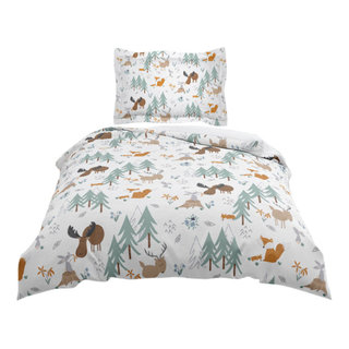 Outdoor Critters Camping Comforter, Queen - Rustic - Comforters And ...