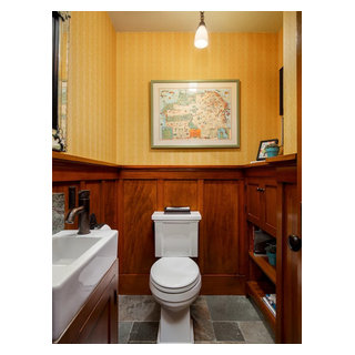 South Pasadena - 1909 Craftsman - Craftsman - Powder Room - Los Angeles ...