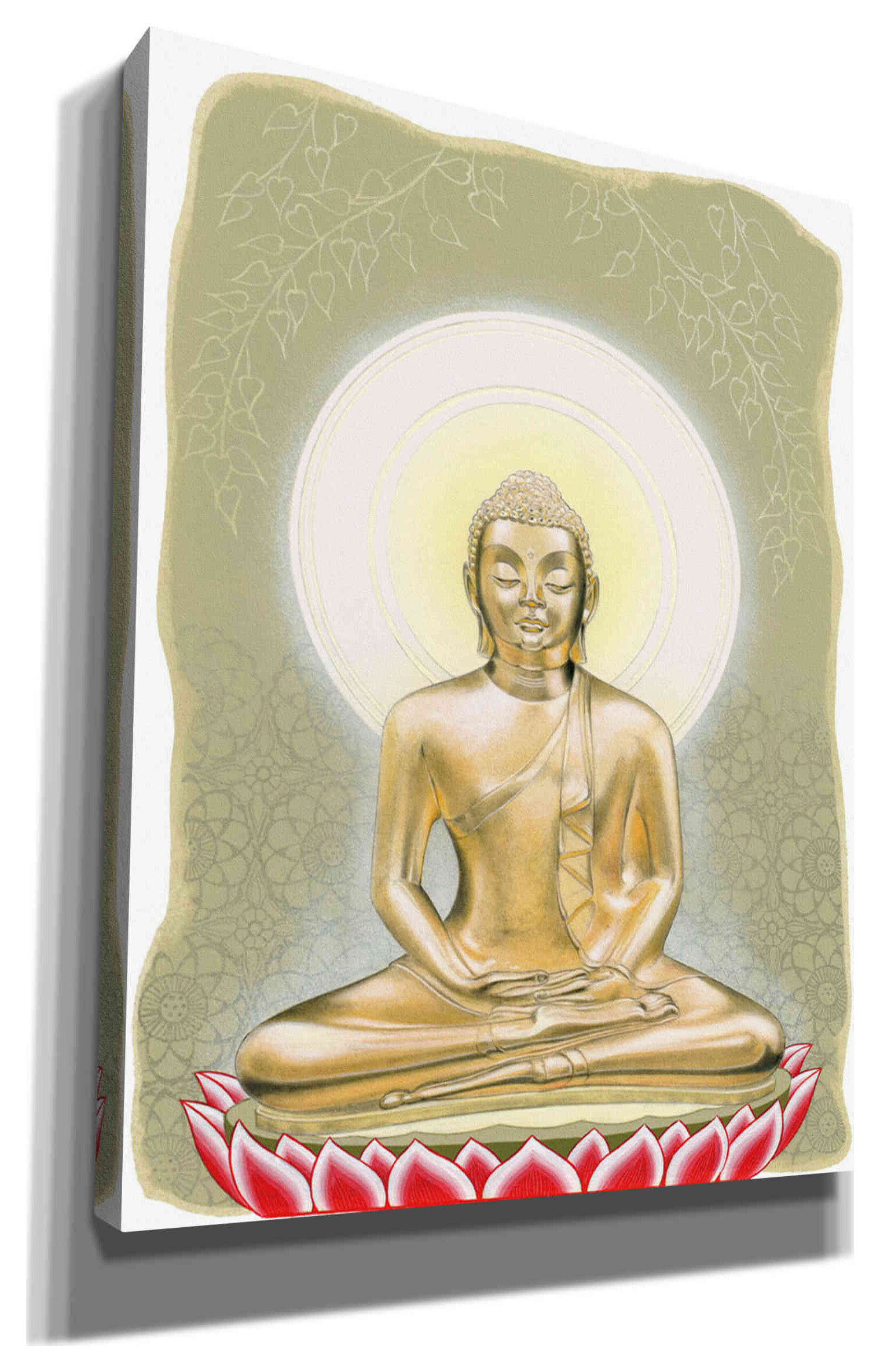 Epic Graffiti 'Buddha' by Zigen Tanabe, Giclee Canvas Wall Art, 26" x ...