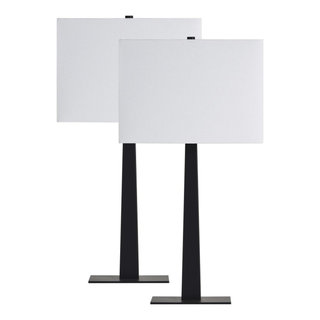 Candace 2 Light Table Lamp, Matte Black - Transitional - Lamp Sets - by ...