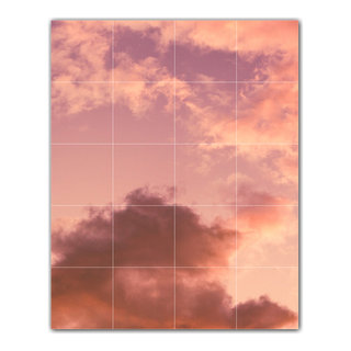 Clouds Ceramic Tile Wall Mural HZ500371, 24" Wide x 30" High ...
