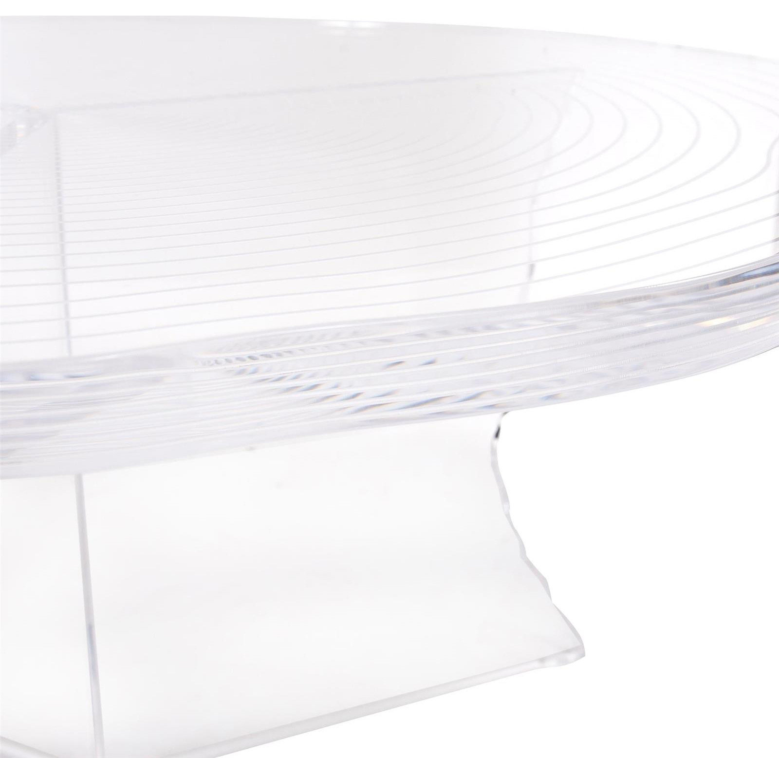 Round Acrylic Coffee Table With Tree Trunk Base - Contemporary - Coffee ...