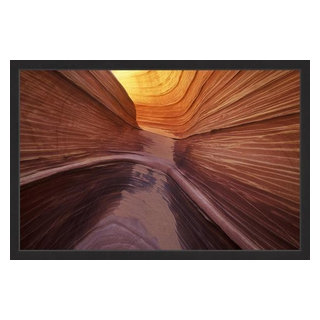 "Depth and Approach" Framed Painting Print, 24"x16" - Contemporary ...