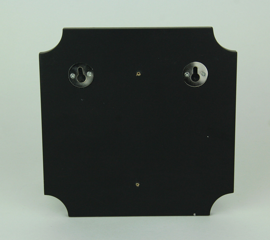 Classic Black and Silver Square Wall Hook Set of 3, One Size ...