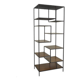 Metal/ Wood Shelving Unit - Industrial - Display And Wall Shelves - by ...
