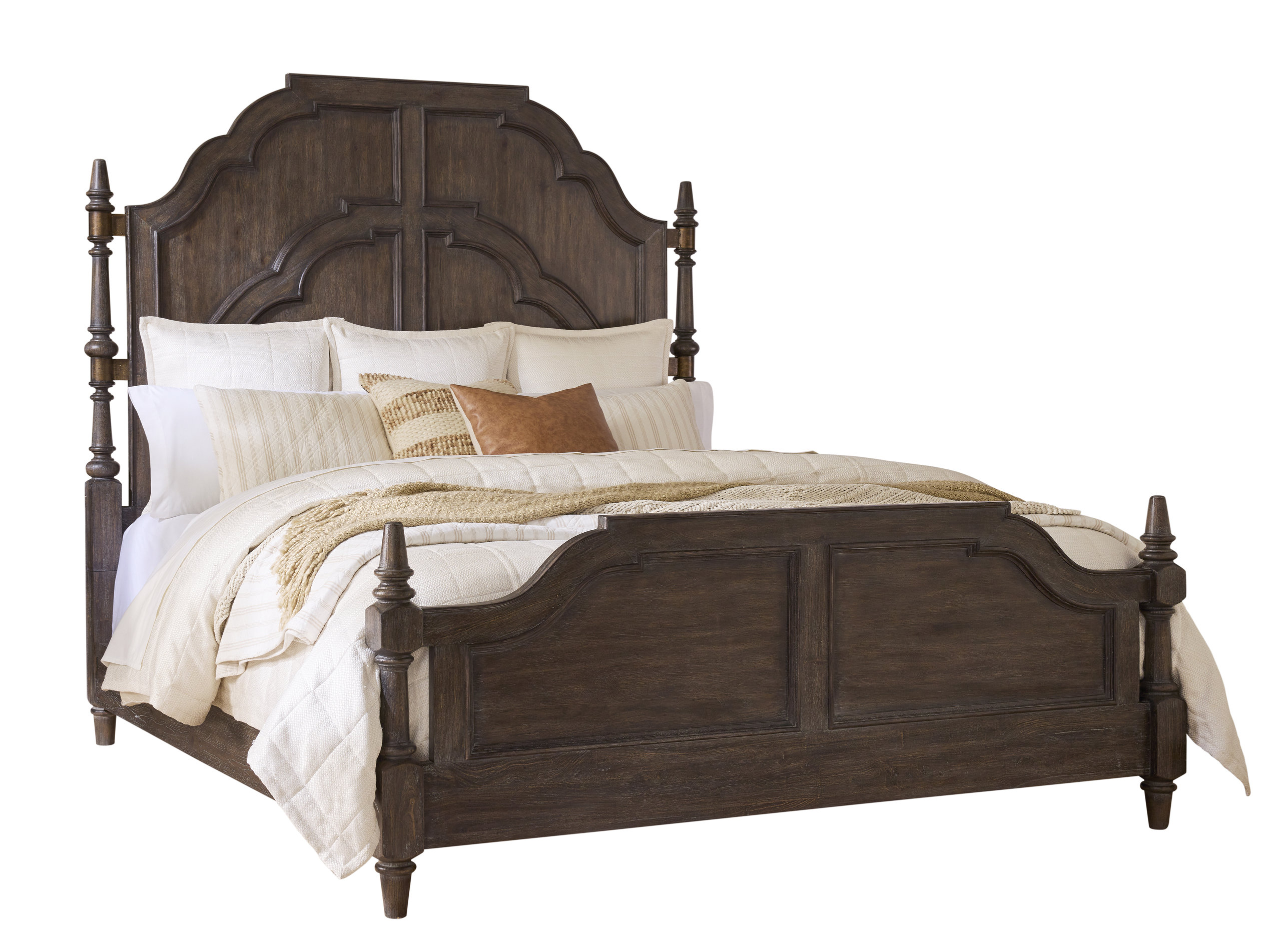 Revival Row King Panel Bed - Traditional - Platform Beds - by Pulaski ...