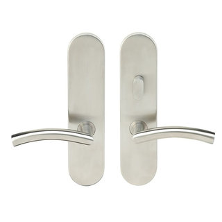 Brussels Lever, Tubular Passage, Privacy Bolt, Left Hand, Satin ...