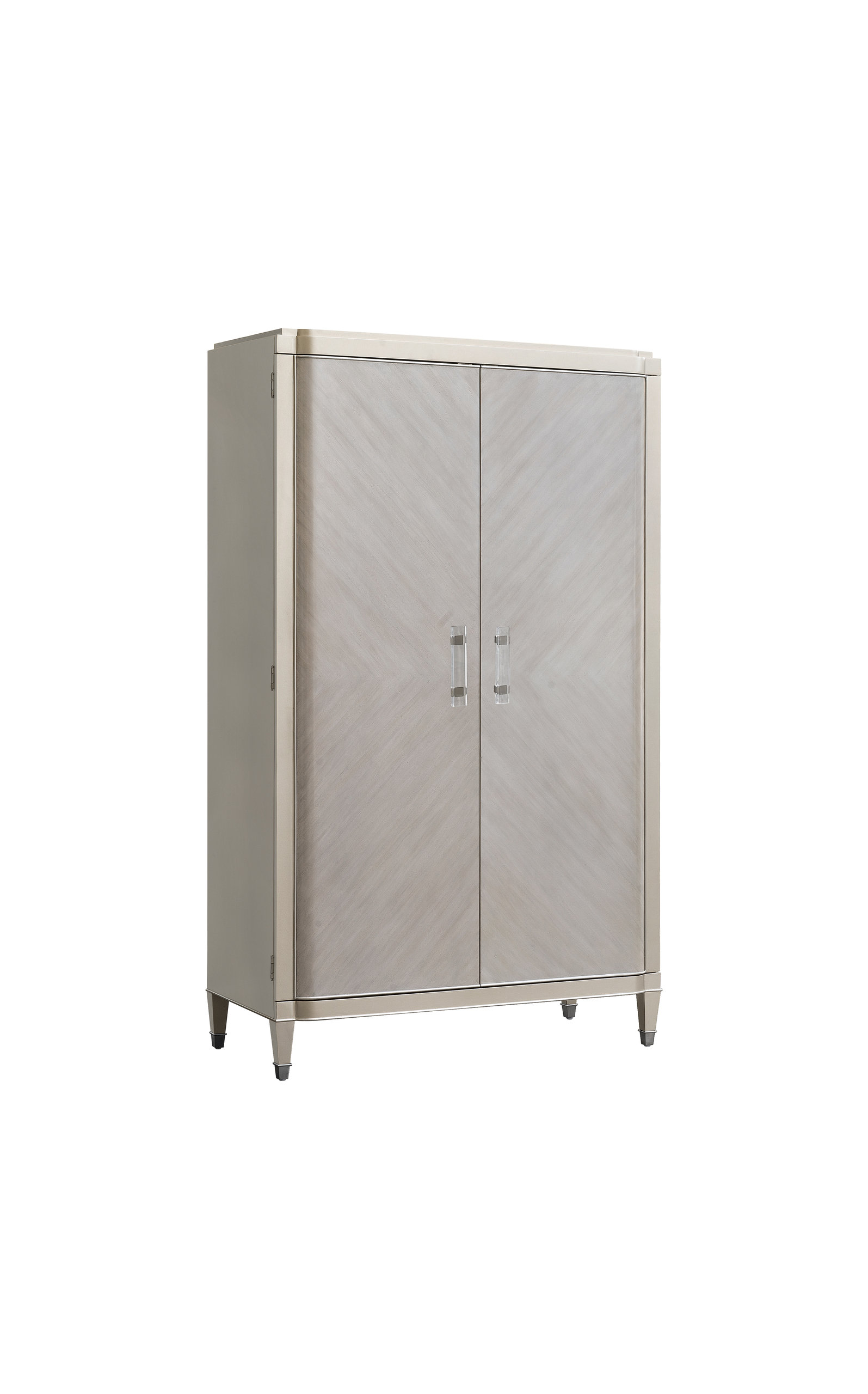 Zoey Storage Armoire Cabinet - Transitional - Armoires And Wardrobes ...