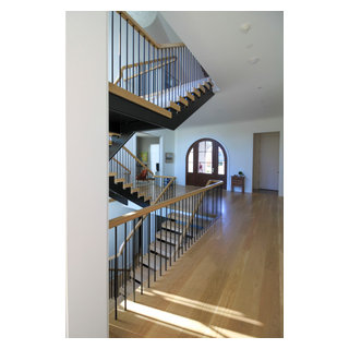 96_Dramatic cantilevered no-riser staircase, Bethesda, MD 20814 ...