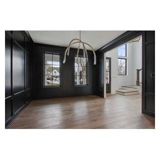 Batten Board Interior Painting Office Wall Transformation ...