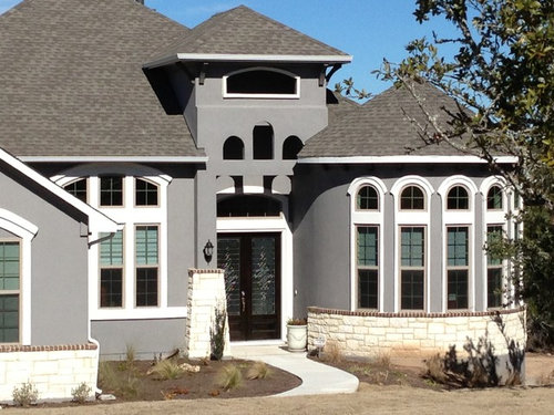 Ideas for accent colors on this big gray house