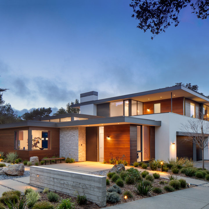 75 Most Popular 75 Beautiful House Exterior with a Flat Roof Ideas and ...