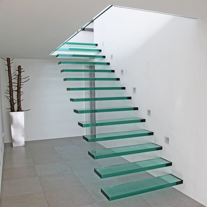 75 Glass Staircase Ideas You'll Love - May, 2026 | Houzz