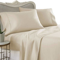 Beige Full Goose Down Comforter 8-Piece Bed In A Bag, King ...