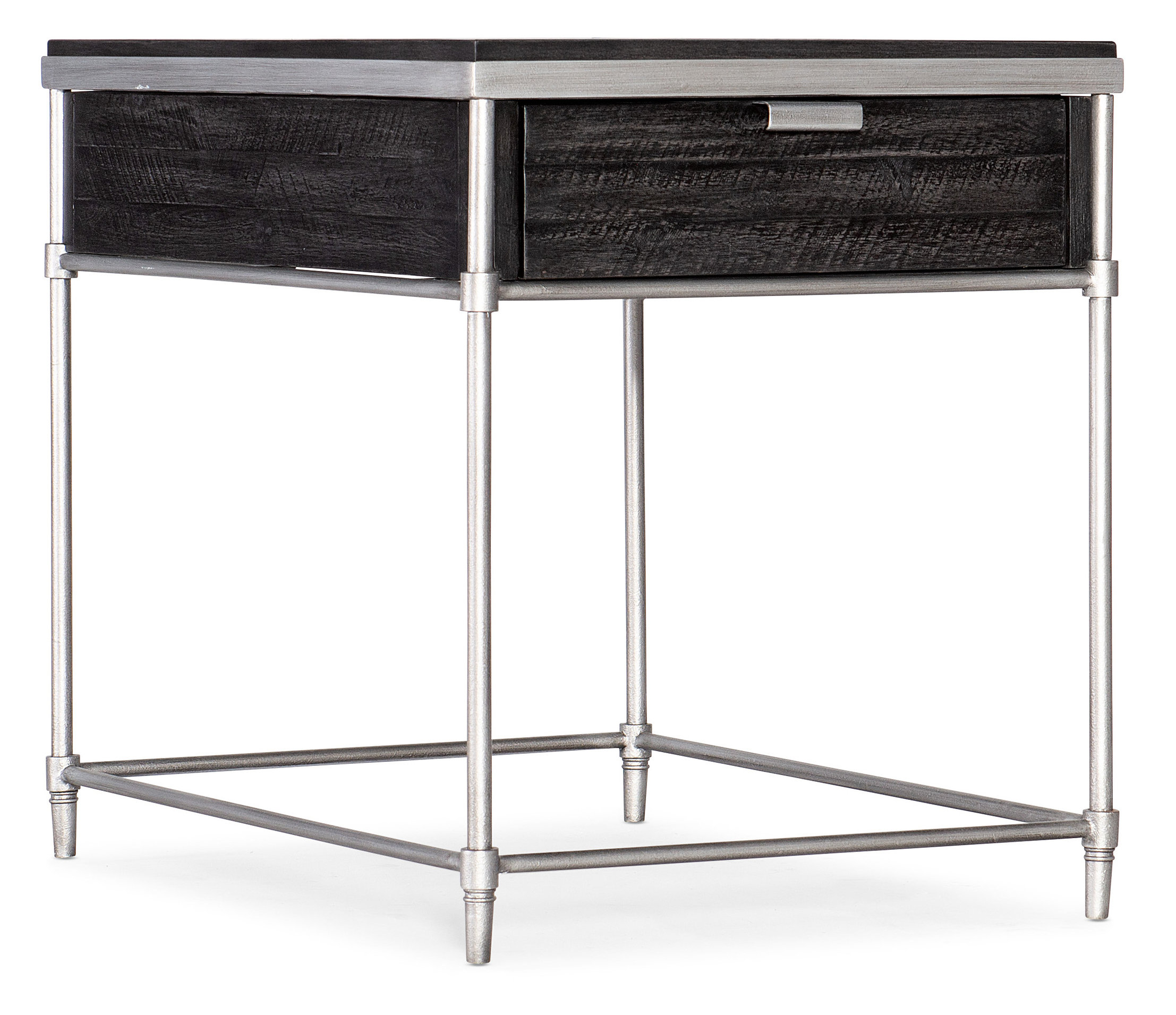 St. Armand Rectangular End Table, Black - Transitional - Side Tables ...