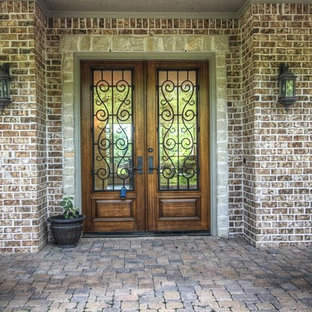 75 Beautiful Rustic Brick Exterior Home Pictures & Ideas | Houzz