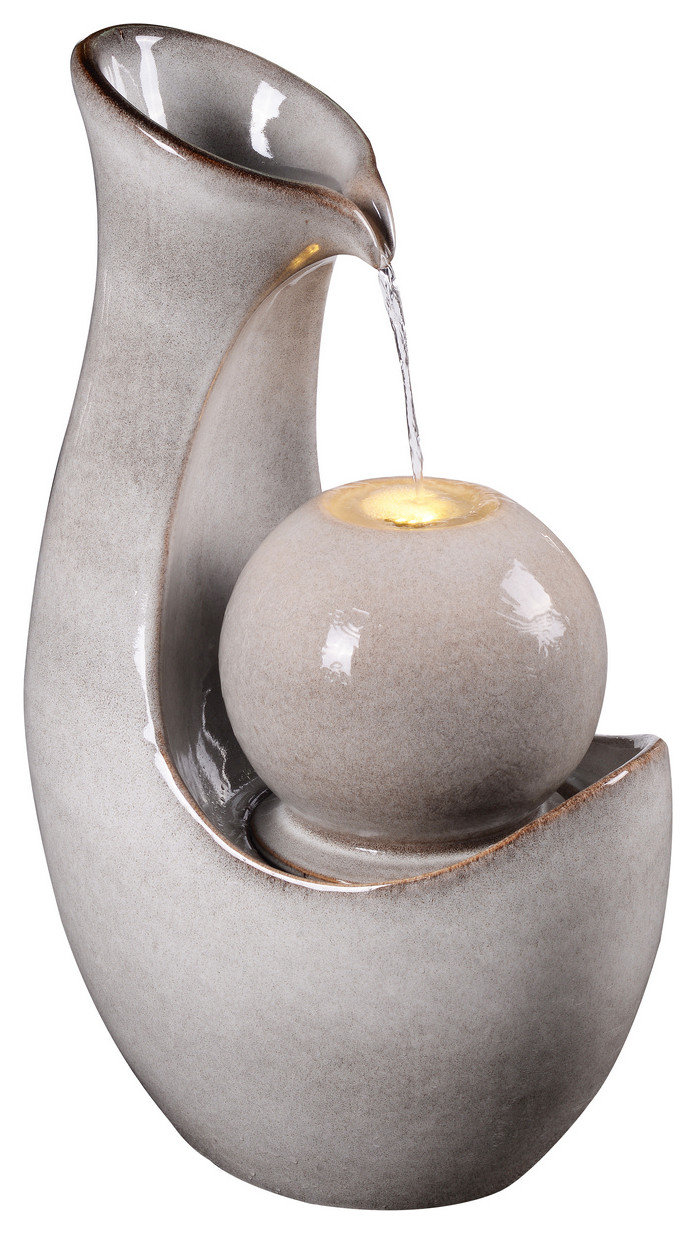 Kenroy 51098IV LED Fountain, Maria Collection, Ivory Finish ...