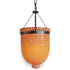 Orange Mosaic Bucket Pendant, Small - Contemporary - Pendant Lighting ...