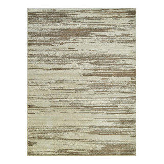 Allstar Living Room Area Rug with Weathered Texture design in Gold ...