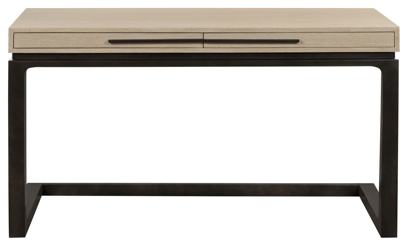 Rowan Desk- Drift Oak - Transitional - Desks And Hutches - by Mandalay ...